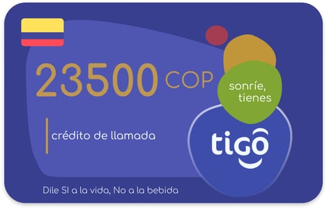 Recarga en línea Tigo Colombia: Internet o minutos